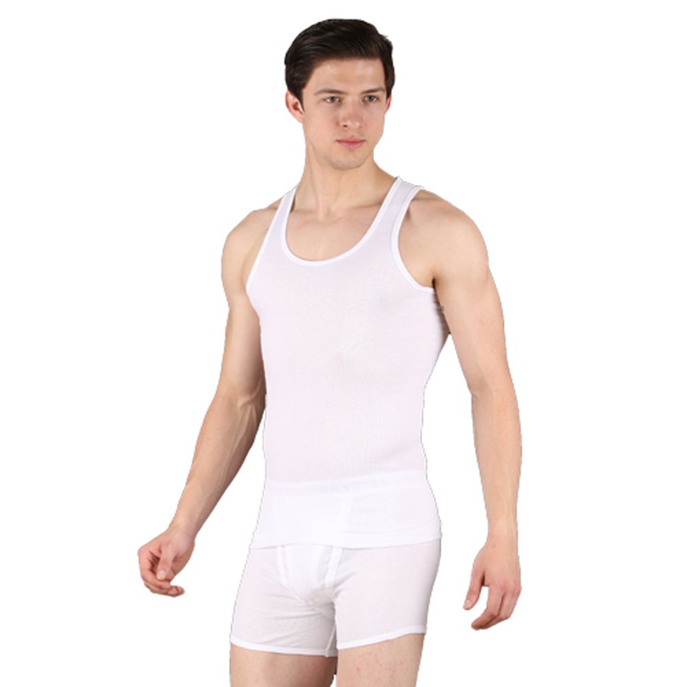 Buy White Vests for Men Online – Best Prices, Ultimate Comfort" – Crystal
