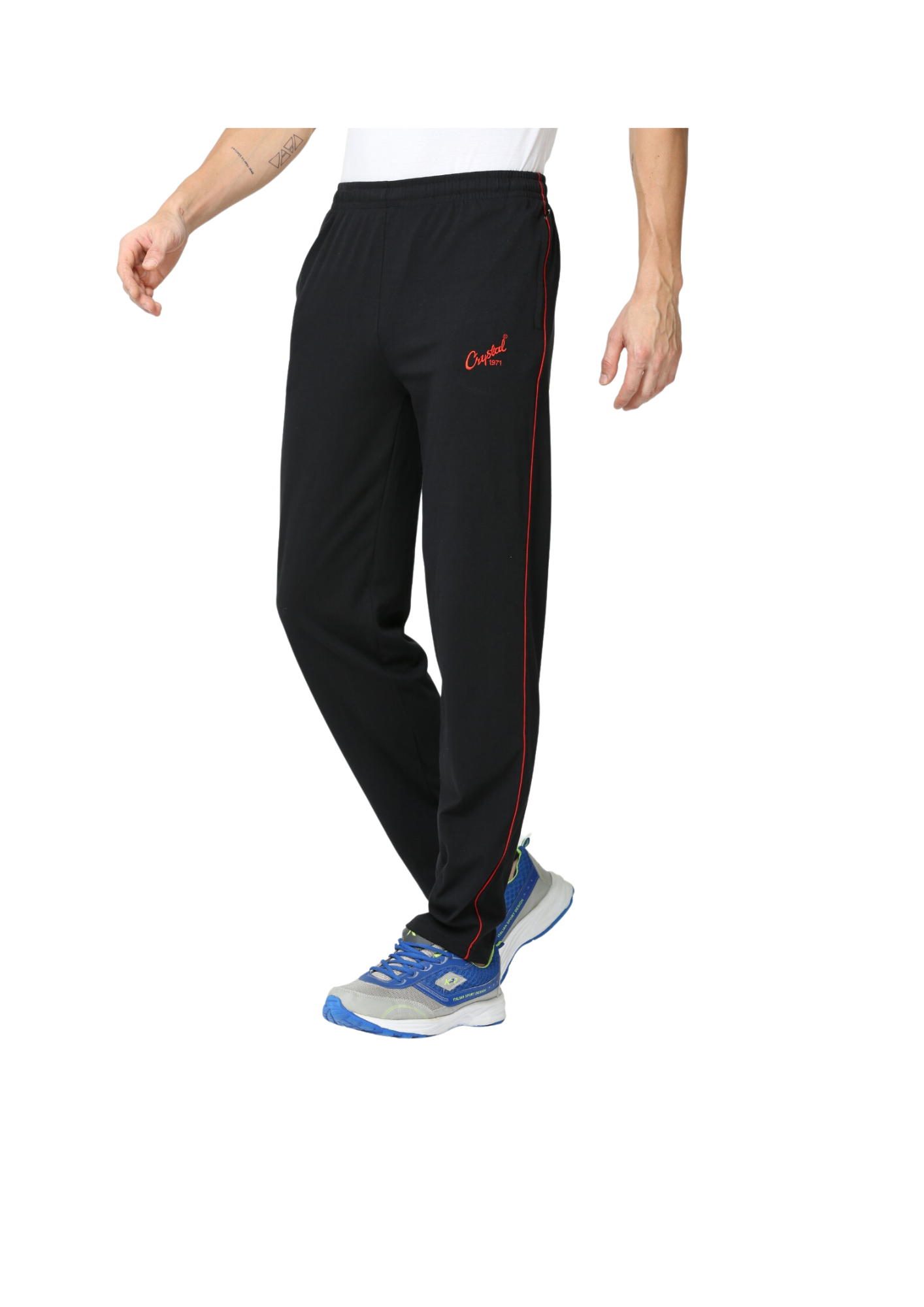Basic Track Pant - Navy – Crystal